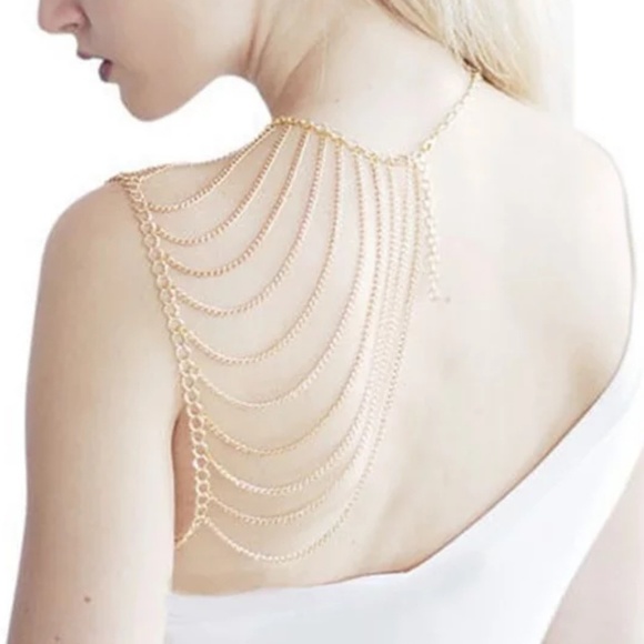 Jewelry | Sexy Necklace Chest Chain Shoulder Chain | Poshmark